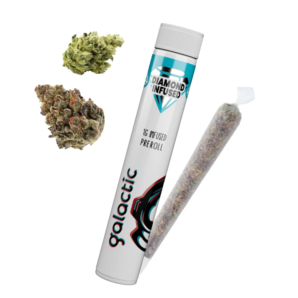 GALACTIC 1g Blue Milky Way Diamond Infused Terpene Preroll | Premium ...